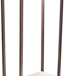 Kingston Brass SCC8265 Pedestal 2-Tier Steel Construction Towel-Rack with Wooden Case, Oil Rubbed Bronze