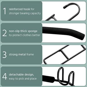 Closet Hangers Space Saver - Multipurpose Hanger Organizer - Clothes Hangers Space Saving - Multi Shirt Hanger - Multi Hook Hanger - Closet Organizers and Storage Hangers - Closet Space Savers – 1pk