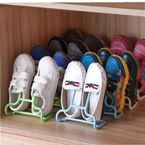 10pcs/Set Shoes Drying Rack Boost Stand Children Kids Shoes Hanger Hanging Shelf Wardrobe Organizer Hanger