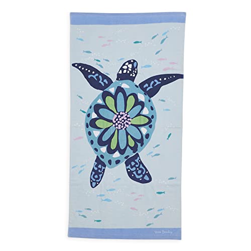 Vera Bradley Women's Beach Towel, Turtle Dream, One Size