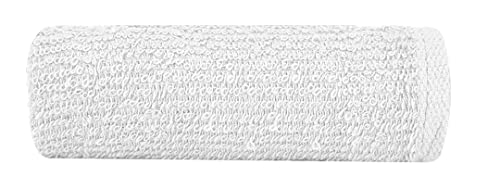 CASA COPENHAGEN-Basics 100 Pack Solid Towel White Premium Wash Cloth Towels- White Face Towels