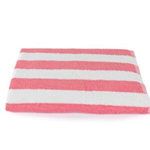 Bleach Safe Luxury Beach Towel Cabana Stripe- Fibertone by 1888 Mills, Made in The USA of US and Imported Materials