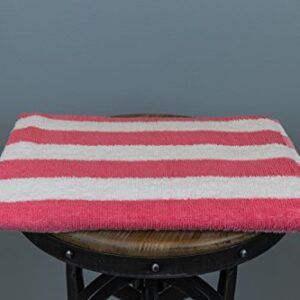 Bleach Safe Luxury Beach Towel Cabana Stripe- Fibertone by 1888 Mills, Made in The USA of US and Imported Materials