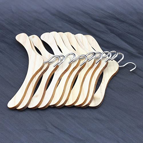 Esquirla 2X Wooden Clothes Hangers with Hook for 18" Doll 2cm