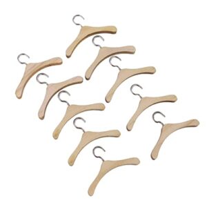 Esquirla 2X Wooden Clothes Hangers with Hook for 18" Doll 2cm