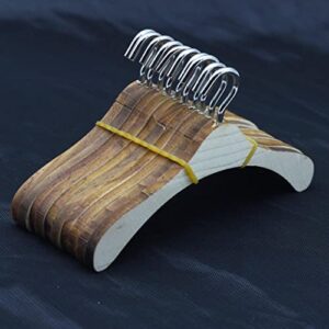 Esquirla 2X Wooden Clothes Hangers with Hook for 18" Doll 2cm