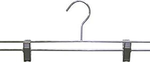 Oversized Chrome Linen - Rug Hanger with 4 Clips in 22" Length X 3/16" Thick, Box of 12