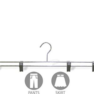 Oversized Chrome Linen - Rug Hanger with 4 Clips in 22" Length X 3/16" Thick, Box of 12