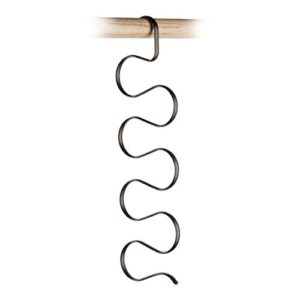 Lynk Hanging Scarf Organizer and Belt Rack - Closet Accessory Holder - Bronze