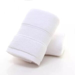 4 piece set white washcloth towels 12x12