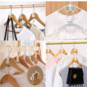 30 Pcs Clothes Hanger Connector Hooks for Space Saving Cascading Clothes Hangers Extender Assist Hooks for Clothes Organizer for Closet