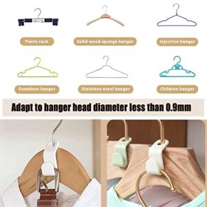 30 Pcs Clothes Hanger Connector Hooks for Space Saving Cascading Clothes Hangers Extender Assist Hooks for Clothes Organizer for Closet