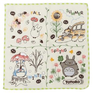 marushin studio ghibli my neighbor totoro mini towel 4 seasons of nature