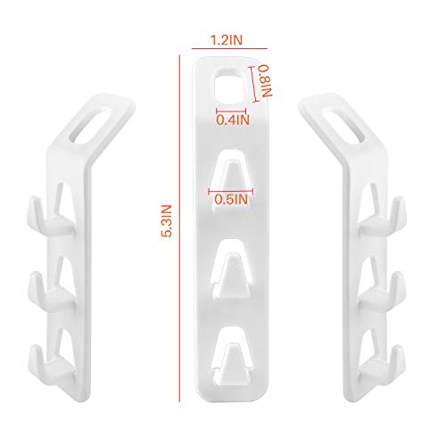 Cascading Clothes Hanger Hooks,Space Saving Series Multi-Function Multi-Layer Cabinet Clothes Connection Folding Storage Clothes Rack Hanger Household Strong Load-Bearing Closet Hook (12pcs)