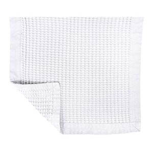 gilden tree bathroom mat absorbent cotton quick dry for shower, bath & bathtub washable thin (1, white)