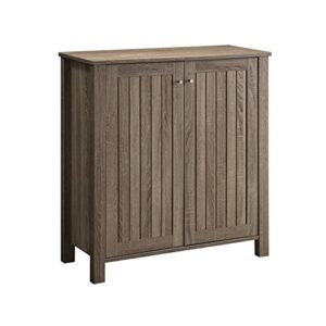 4-Shelf Shoe Cabinet Dark Taupe