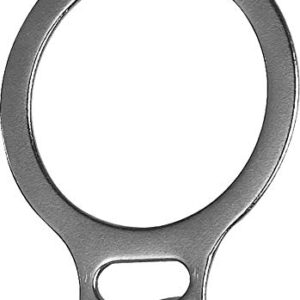 The Great American Hanger Company Anti-Theft Metal A-Ring with Chrome Finish, (Box of 50) 1.5 Inch Security Rings to Hold Nail Hook Hangers for New Installations or Removable Bars