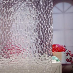 Adwaita Newest Design Shower Curtain Liner, Plastic 3D Bubbles Shower Curtain Liner,No Odors, Eco Friendly (Clear Bubbles)