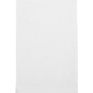 Q-Tees - Fringed Reversible Fingertip Towel, Cotton, Size: 11in W x 18in L (10 Pack)