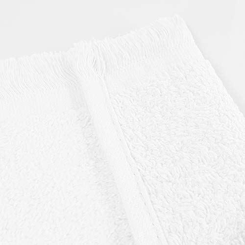 (12 Pack) Set of 12- Promotional Priced Fingertip Towels (White)