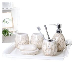 bathroom accessory set bathroom accessories set bathroom accessories set ceramic bath ensemble collection features liquid soap dispenser toothbrush holder bath accessory set bath accessories set home