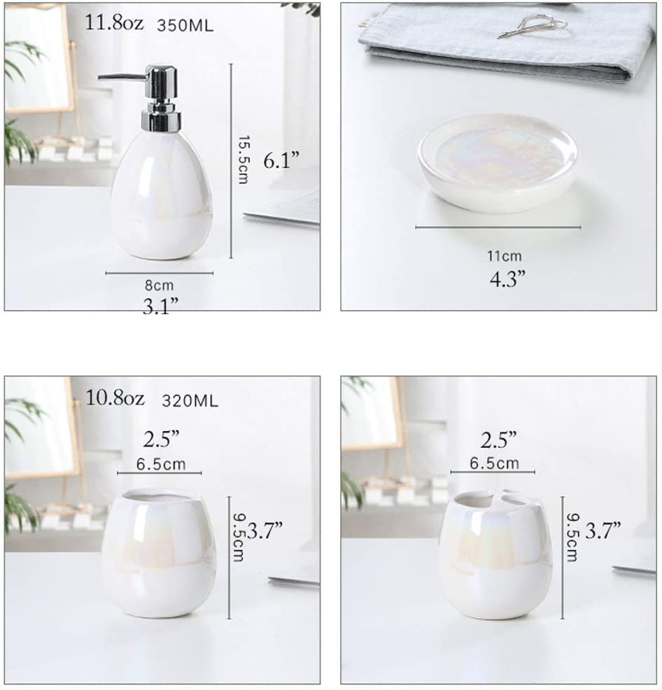 Bathroom Accessory Set Bathroom Accessories Set Bathroom Accessories Set Ceramic Bath Ensemble Collection Features Liquid Soap Dispenser Toothbrush Holder Bath Accessory Set Bath Accessories Set Home