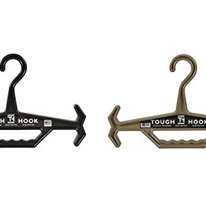 Tough Hook Original Hanger Pack Set of 2 | 1 Tan and 1 Midnight |USA Made | Multi Pack