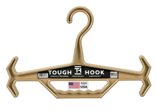 Tough Hook Original Hanger Pack Set of 2 | 1 Tan and 1 Midnight |USA Made | Multi Pack