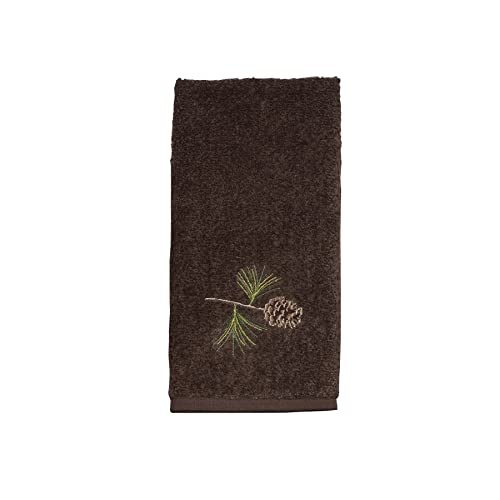 Avanti Linens - Fingertip Towel, Soft & Absorbent Cotton, Nature Inspired Bathroom Accessories (Pine Branch Collection)