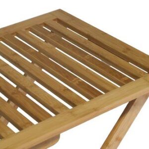 Proman Products Bail Bali Bamboo Luggage Rack, Natural Color