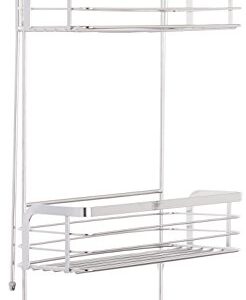 Vidan Home Solutions Over the Door Shower Caddy - Rustproof Stainless Steel - 3 Tiers - Soap dish - Includes 1 Superior Suction Cup