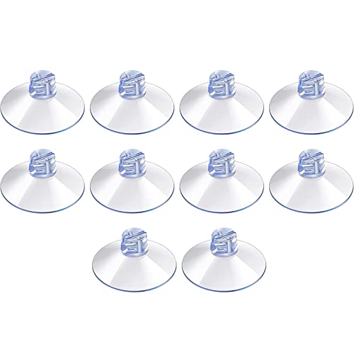 10PCS Bathroom Shower Caddy Connectors Replacement Suction Cups for Home Kitchen Bathroom Houseware Heavy Strength Large Suction Cups Without Hooks