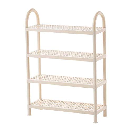 DINGZZ Plastic Shoe Rack, Simple Multi-Level Dormitory College Student Bedroom Shoe Storage Household Shoe Cabinet