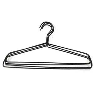 heavy duty metal shirt coat hangers pack space saving metal hangers non slip metal wire clothes hanger bulk for coats