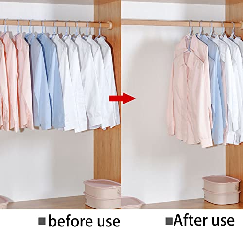 JCKD 20pack White Hanger Hook, Plastic Hanger Connector, Hanger, Closet Organizer, Hanger Storage Space Wardrobe, Hanger Storage Space Hangers Connect to Organize Clothes.