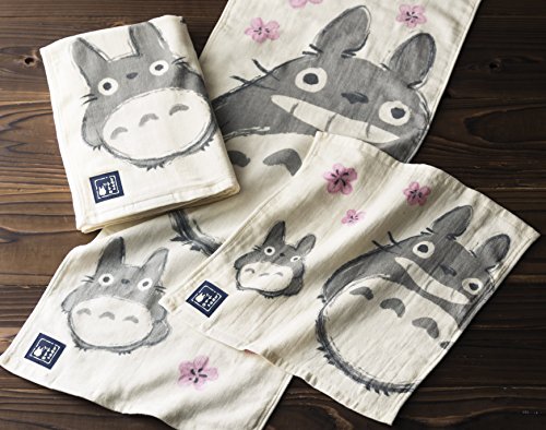 Marushin My Neighbor Totoro Imabari Gauze Towel(Spring Breeze and Totoro) Made in Japan