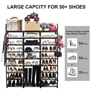 Mavivegue 9 Tiers Shoe Rack and Mavivegue5 Tier Shoes Rack for Closet Entryway