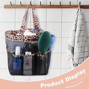 Mesh Shower Caddy, Shower Tote Bag, Large Shower Caddy Portable with 9 pockets, Quick Dry Hanging Shower Bag for College Dorms, Gym, Camp, Beach