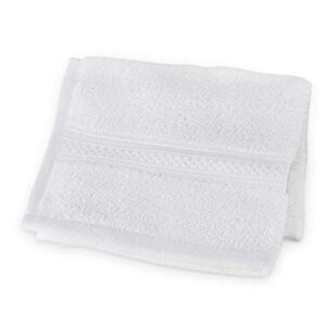 dr. mercola organic cotton wash cloth (white) size 13"x 13", non gmo, gots certified