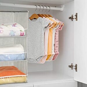 Simple Houseware Hanging Closet Organizers Storage, 6 Shelves + 3 Shelves