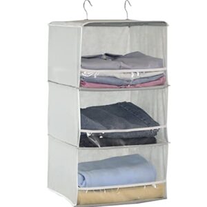 Simple Houseware Hanging Closet Organizers Storage, 6 Shelves + 3 Shelves