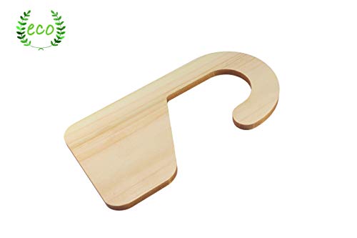 WOO Japanese Cypress Hang-up,Japanese Eco-Friendly Product-100% Natural Cypress Block for Storing Clothes, Aromatic Cypress Ball Hanger, Storage Accessory Closet & drawe(Made in Japan)(Wood-5)