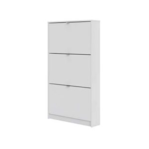 Tvilum Bright 3 Drawer Shoe Cabinet, White