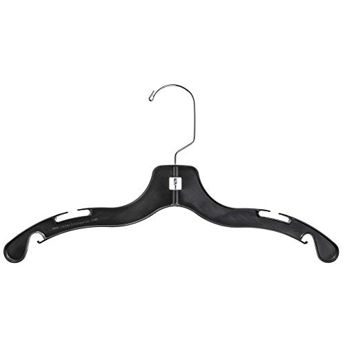 Junior Top Hangers, 14" Black case of 100