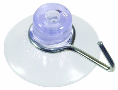 HOMEPAK Set-Screw-Kits 121059 Small Suction Cup with Hanger, Clear, 6 Piece