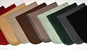 1 Ply Cotton Flannel 12x12 Inches Set of 10 Earthtones Napkins