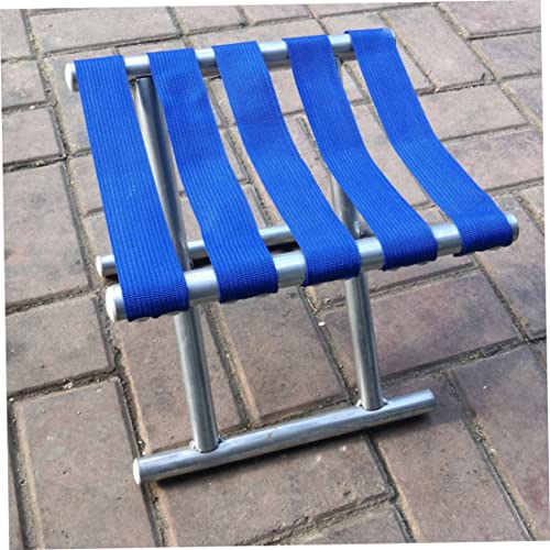 KUYYFDS Slacker Chair,Foldable Stool, Portable Folding Stool Lightweight Camping Stools Luggage Rack Seat for Fishing Picnic Travel