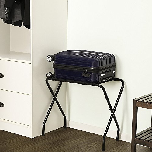 UDeuxff Luggage Rack,Portable Metal Luggage Rack for Guest Room Suitcase Stand Hotel Bedroom,680*400*560MM