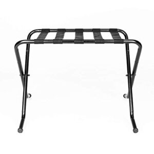 UDeuxff Luggage Rack,Portable Metal Luggage Rack for Guest Room Suitcase Stand Hotel Bedroom,680*400*560MM