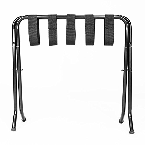 UDeuxff Luggage Rack,Portable Metal Luggage Rack for Guest Room Suitcase Stand Hotel Bedroom,680*400*560MM